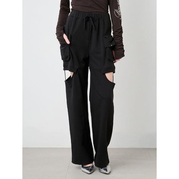ZOZO問い合わせ番号:104766729ショップ:SORIN，ソリンブランド:SORIN，ソリン　商品名:Slit Design Sweat Pants/スリットデザイン スウェットパンツカテゴリ:パンツ>スウェットパンツブランド品...