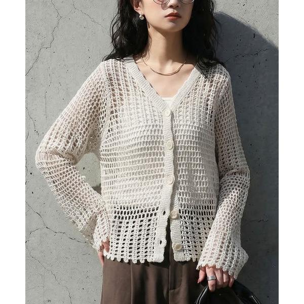 ZOZO問い合わせ番号:104768188ショップ:antiqua，アンティカブランド:antiqua，アンティカ商品名:Vネック 綿100 カーディガンカテゴリ:トップス>カーディガン/ボレロブランド品番:PK-01410素材:表地...