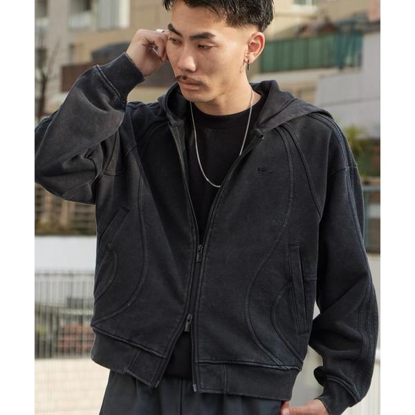 ZOZO問い合わせ番号:104768693ショップ:ROOP TOKYO，ループトーキョーブランド:adidas，アディダス，ROOPTOKYO，ループトウキョウ商品名:adidas/アディダス TG FZ ダブルジップ ルーズフィットフレ...