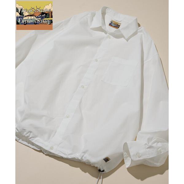 ZOZO問い合わせ番号:104768734ショップ:FREAK'S STORE，フリークスストアブランド:FREAK'S STORE，フリークスストア商品名:ビッグシルエット タイプライター スピンドルレギュラーカラーシャツカテゴリ:トップ...