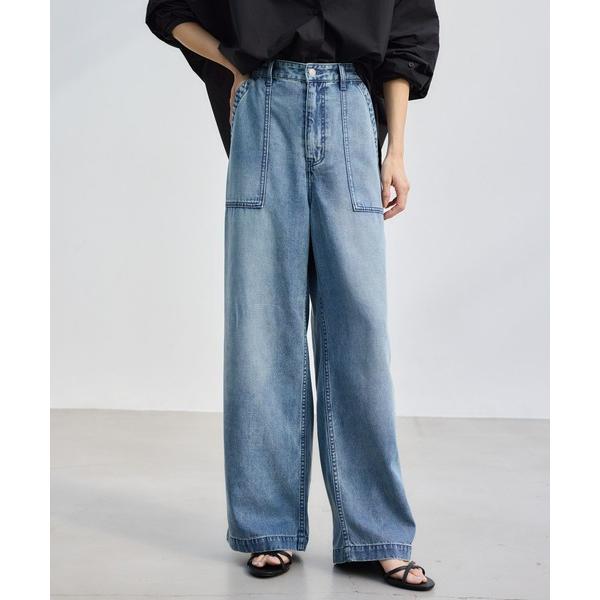 ZOZO問い合わせ番号:104769291ショップ:BARNYARDSTORM，バンヤードストームブランド:BARNYARDSTORM，バンヤードストーム商品名:BARNYARDSTORM / テンセルワイドデニム【WEB限定サイズL】カテ...