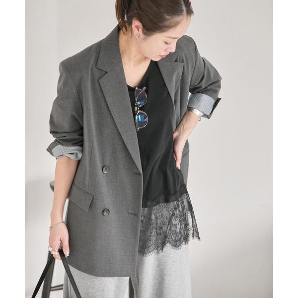 ZOZO問い合わせ番号:104769558ショップ:JOURNAL STANDARD，ジャーナルスタンダードブランド:JOURNAL STANDARD，ジャーナルスタンダード商品名:レースヘムシアータンクカテゴリ:トップス>Tシャツ/...