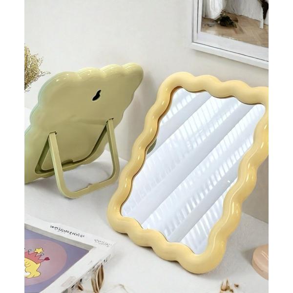 『タイムセール実施中』ZOZO問い合わせ番号:104769799ショップ:Mayree，メイリーブランド:almo，アルモ，Mayree，メイリー商品名:【Bls】【ZA】【Bling Leads】波型 パステル デスクミラー(BL)カテゴ...