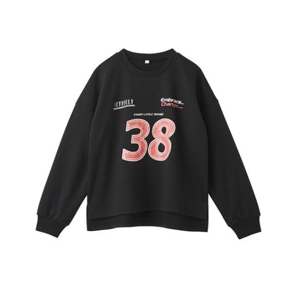 ZOZO問い合わせ番号:104770231ショップ:nissen，ニッセンブランド:QUNTSTYLE，キュントスタイル商品名:ビッグシルエット　プリントスウェットトレーナーカテゴリ:トップス>スウェットブランド品番:CIY0226A...