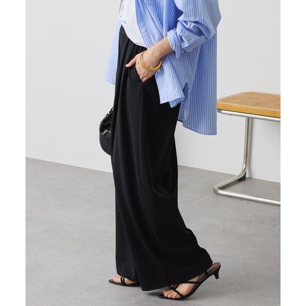 ZOZO問い合わせ番号:104770641ショップ:RIVE DROITE，リヴドロワブランド:RIVE DROITE，リヴドロワ商品名:【3サイス展開】ジャージータックワイドスラックスカテゴリ:パンツ>その他パンツブランド品番:RD...