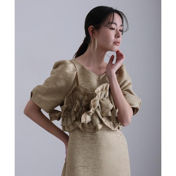 『タイムセール実施中』ZOZO問い合わせ番号:104770770ショップ:PourVous，プールヴーブランド:atlo，アトロ，LE'RURE，リルアー商品名:ロング＆半袖 フォーマル シアースリーブ Iライン 刺繍レース セレモニー 結...