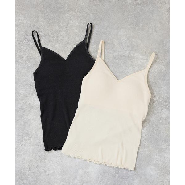 ※このアイテムは返品・交換対象外商品です。ZOZO問い合わせ番号:104782870ショップ:IENA，イエナブランド:PALM，パーム，SLOBE IENA，スローブイエナ商品名:PALM/パーム SLOBE別注 Vネック2SETキャミソ...