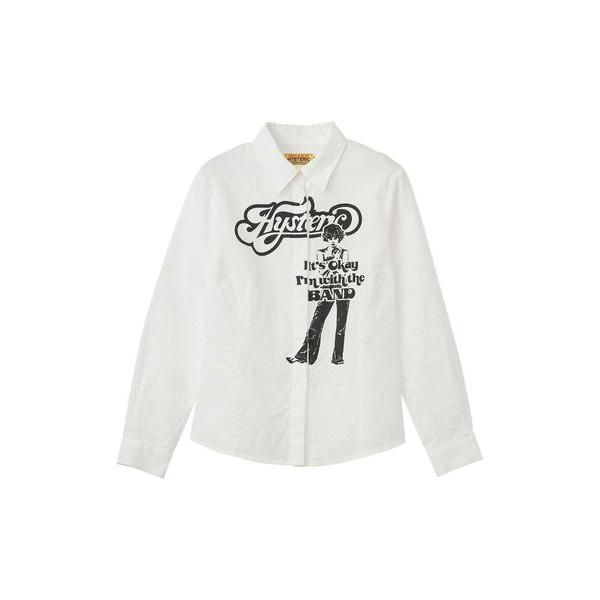 ZOZO問い合わせ番号:104797202ショップ:HYSTERIC GLAMOUR，ヒステリックグラマーブランド:HYSTERIC GLAMOUR，ヒステリックグラマー商品名:I’M WITH THE BAND コンパクトシャツカテゴリ:...