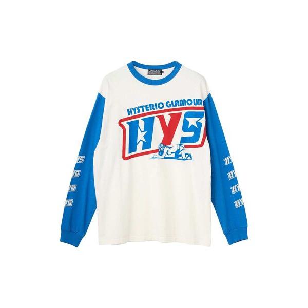 ZOZO問い合わせ番号:104797411ショップ:HYSTERIC GLAMOUR，ヒステリックグラマーブランド:HYSTERIC GLAMOUR，ヒステリックグラマー商品名:DART TRACK Tシャツカテゴリ:トップス>Tシャ...