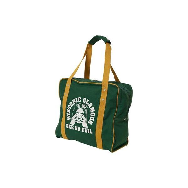 ZOZO問い合わせ番号:104797545ショップ:HYSTERIC GLAMOUR，ヒステリックグラマーブランド:HYSTERIC GLAMOUR，ヒステリックグラマー商品名:SEE NO EVIL ダッフルバッグカテゴリ:バッグ>...