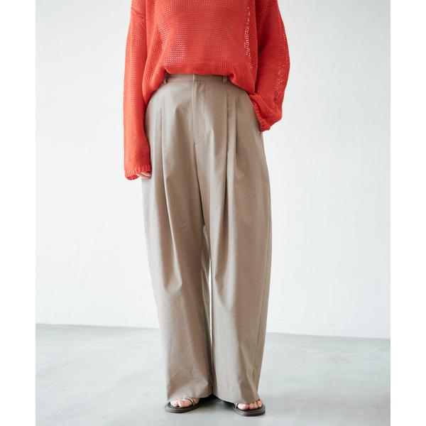 ZOZO問い合わせ番号:104806790ショップ:IENA，イエナブランド:IENA，イエナ商品名:ウォッシャブル リネンミックスコクーンスラックスカテゴリ:パンツ>スラックスブランド品番:26030900448010素材:表地:ポ...