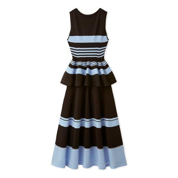 ZOZO問い合わせ番号:104807230ショップ:FRAY I.D，フレイ アイディーブランド:FRAY I.D，フレイアイディー商品名:ホールガーメントペプラムニットワンピース／ウォッシャブルカテゴリ:ワンピース/ドレス>ワンピー...