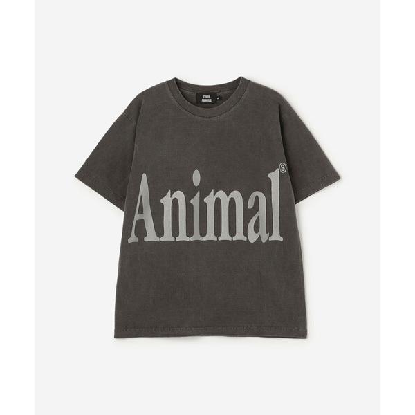 ZOZO問い合わせ番号:104807394ショップ:Bshop，ビショップブランド:Bshop，ビショップ商品名:STUDIO WEAREALLANIMALS | Animals Letter 半袖Tシャツ WOMENカテゴリ:トップス&g...