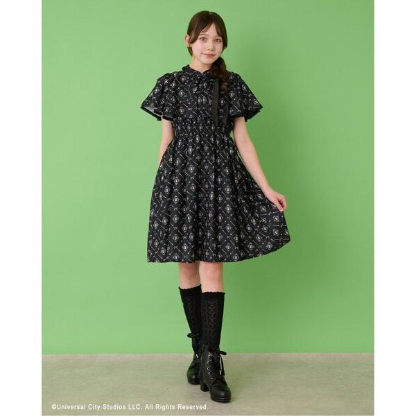 『セール実施中』ZOZO問い合わせ番号:104807485ショップ:NARUMIYA ONLINE，ナルミヤ オンラインブランド:mezzo piano Junior，メゾピアノジュニア商品名:【WICKED】総柄ワンピースカテゴリ:ワンピ...