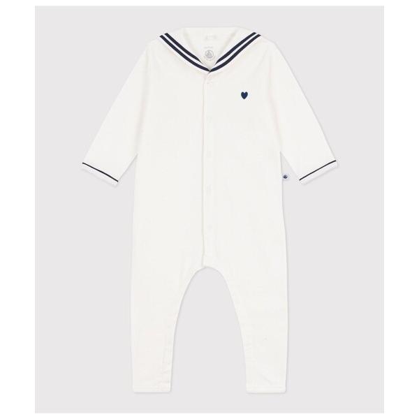 ※このアイテムは返品・交換対象外商品です。ZOZO問い合わせ番号:104843634ショップ:PETIT BATEAU，プチバトーブランド:PETIT BATEAU，プチバトー商品名:セーラーカラー足なしロンパースカテゴリ:ママ＆ベビー&g...