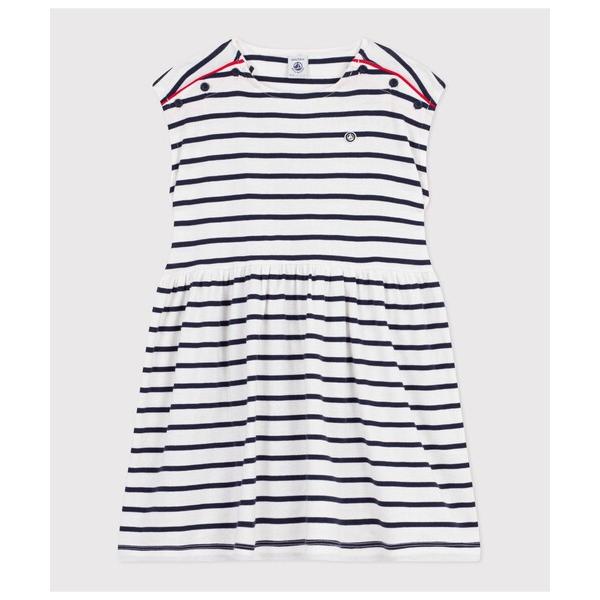 『セール実施中』ZOZO問い合わせ番号:104843653ショップ:PETIT BATEAU，プチバトーブランド:PETIT BATEAU，プチバトー商品名:ボーダーノースリーブワンピースカテゴリ:ワンピース/ドレス>ワンピースブラン...