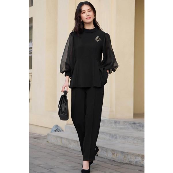 『セール実施中』参考価格：8，980円発売時期：2025年04月コンディション：B（目立つ使用感なし）使用感が少ない、または気にならないアイテム後身頃：汚れ参考商品名：パンツドレス パンツスーツ セットアップ 結婚式 フォーマル 同窓会 謝...