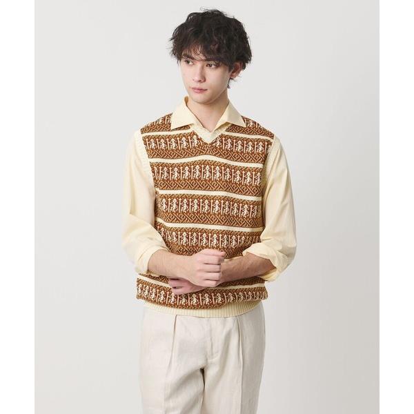 ZOZO問い合わせ番号:104879189ショップ:UNITED ARROWS，ユナイテッドアローズブランド:UNITED ARROWS，ユナイテッドアローズ商品名:＜RAFFA MOLINA＞オランタイ ボーダー ニット ベストカテゴリ:...