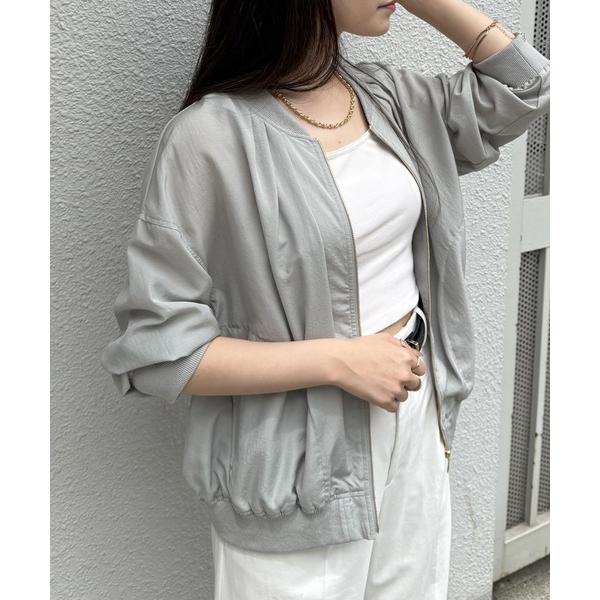 ZOZO問い合わせ番号:104879486ショップ:ikka LOUNGE，イッカラウンジブランド:ikka，イッカ商品名:【雑誌InRed5月号掲載】シアーリブブルゾンカテゴリ:ジャケット/アウター>ブルゾンブランド品番:12010...
