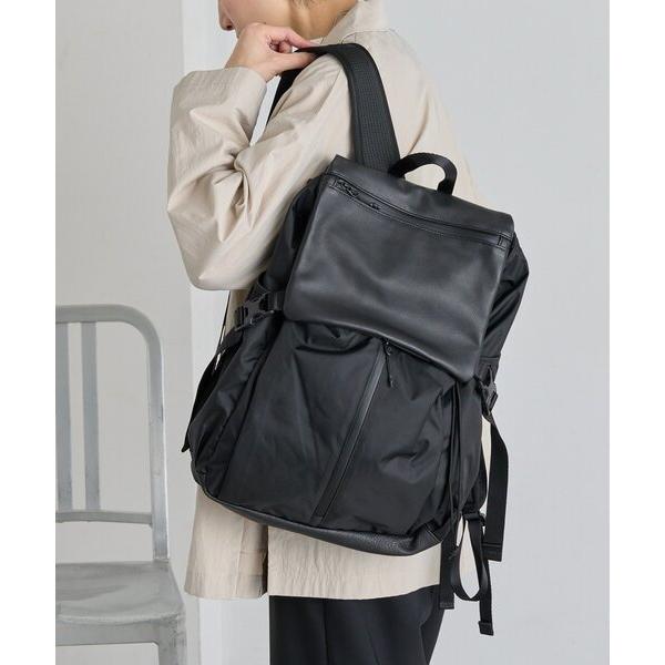 ZOZO問い合わせ番号:104879610ショップ:ear PAPILLONNER，イア パピヨネブランド:ear PAPILLONNER，イアパピヨネ商品名:【ouchi監修】レザーコンビライトリュックカテゴリ:バッグ>バックパック...