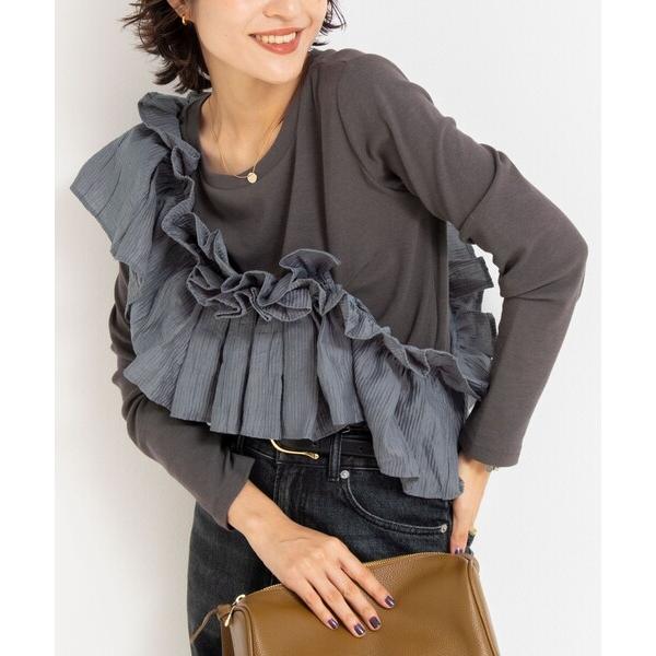 『セール実施中』参考価格：15，400円発売時期：2025年08月コンディション：B（目立つ使用感なし）使用感が少ない、または気にならないアイテム全体的：色あせ参考商品名：3WAYリブフリルロンT参考品番：5-0037-5-03-001【商...