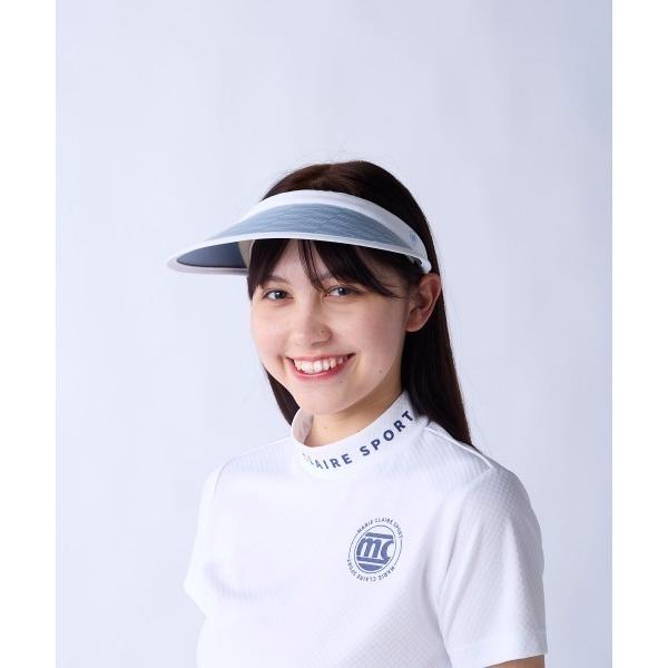 ZOZO問い合わせ番号:104915927ショップ:OCEAN GOLF，オーシャンゴルフブランド:marie claire，マリ・クレール商品名:【marie claire:マリ.クレール】レディースクリップバイザー　UVセルバイザー ゴ...