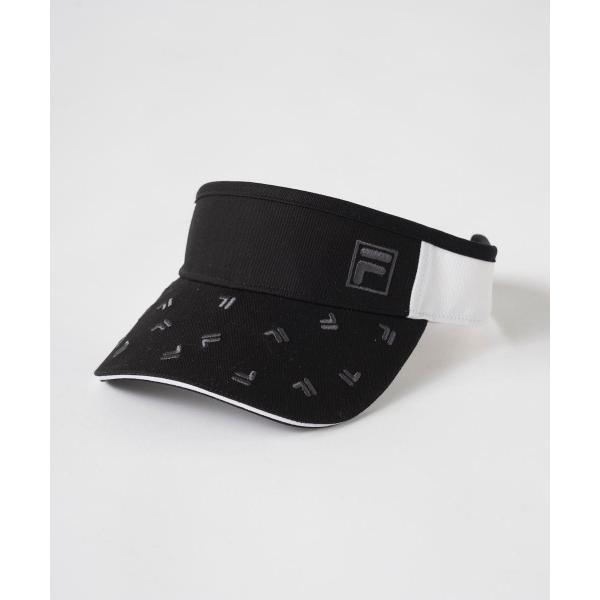ZOZO問い合わせ番号:104915948ショップ:OCEAN GOLF，オーシャンゴルフブランド:FILA GOLF，フィラゴルフ 商品名:【FILA GOLF:フィラゴルフ】レディースロゴサンバイザー　ゴルフカテゴリ:帽子>サンバ...
