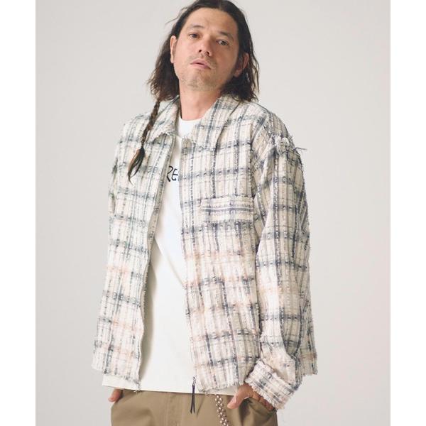 ZOZO問い合わせ番号:104916246ショップ:CMB by CAMBIO，シーエムビー バイ カンビオブランド:ADAM PATEK，アダムパテック商品名:ms6438-short length bleached check zipu...