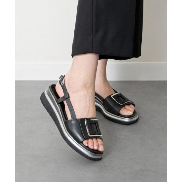 ZOZO問い合わせ番号:104916893ショップ:INTER-CHAUSSURES，インター ショシュールブランド:INTER-CHAUSSURES，インターショシュール商品名:【INTER-CHAUSSURES】バックルウエッジバックバ...