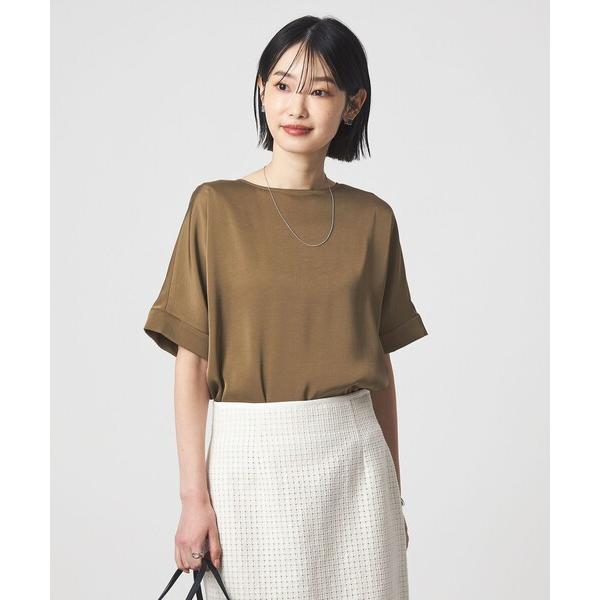 ZOZO問い合わせ番号:104917273ショップ:green label relaxing，グリーンレーベル リラクシングブランド:green label relaxing，グリーンレーベルリラクシング商品名:サテン TEE ブラウスカテ...