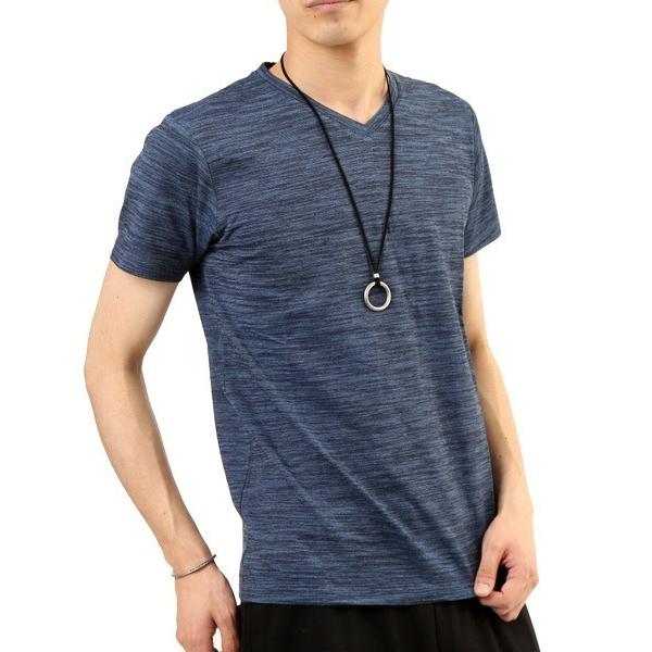 『タイムセール実施中』ZOZO問い合わせ番号:104917439ショップ:ARCADE，アーケードブランド:ARCADE，アーケード商品名:ミジンコ スラブボーダー Vネック 半袖 カットソーカテゴリ:トップス>Tシャツ/カットソーブ...