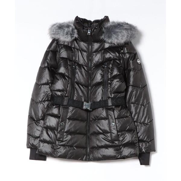 『セール実施中』ZOZO問い合わせ番号:104917846ショップ:MICHAEL KORS，マイケル・コースブランド:MICHAEL KORS，マイケルコース商品名:フォーファー トリム ベルテッド パファー ジャケットカテゴリ:ジャケッ...