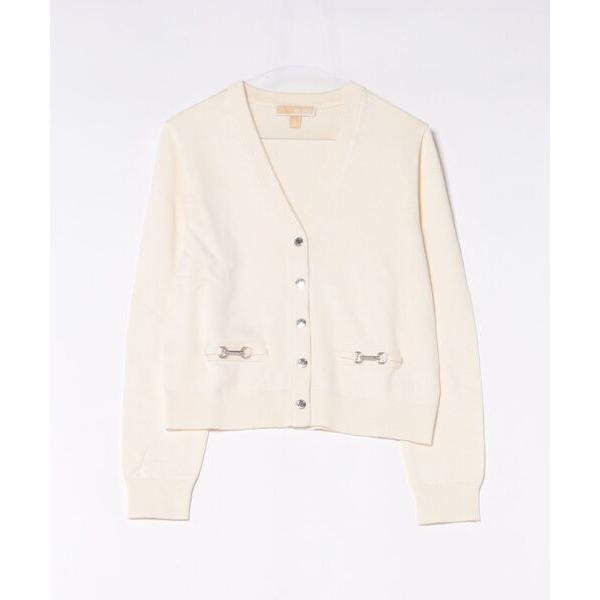 『セール実施中』ZOZO問い合わせ番号:104917856ショップ:MICHAEL KORS，マイケル・コースブランド:MICHAEL KORS，マイケルコース商品名:コットンブレンド カーディガンカテゴリ:トップス>カーディガン/ボ...