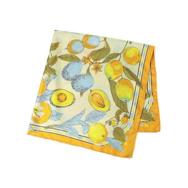 ZOZO問い合わせ番号:104918176ショップ:TOMORROWLAND，トゥモローランドブランド:manipuri，マニプリ，TOMORROWLAND，トゥモローランド商品名:【別注】manipuri FRUITS シルクスカーフカテ...