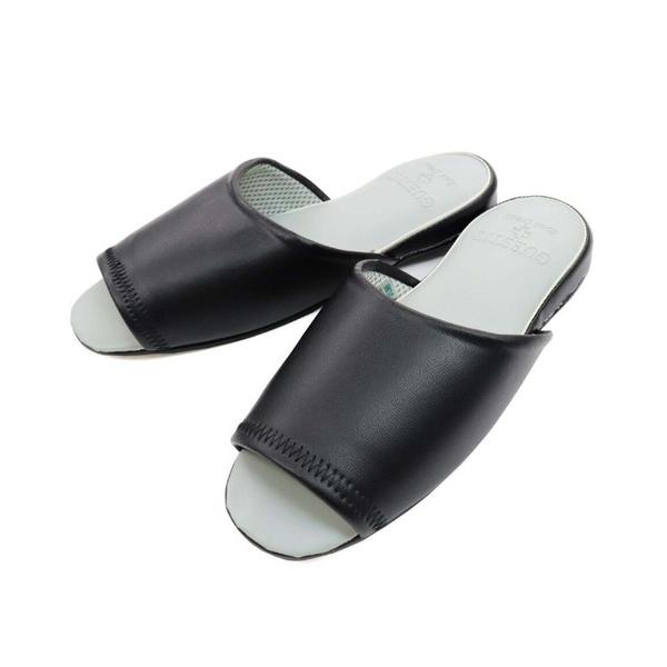 ZOZO問い合わせ番号:104919103ショップ:Rora，ローラブランド:BACKYARD FAMILY，バックヤードファミリー商品名:GUEST IT ビニールレザースリッパ前あきカテゴリ:インテリア>ルームシューズ/スリッパブ...