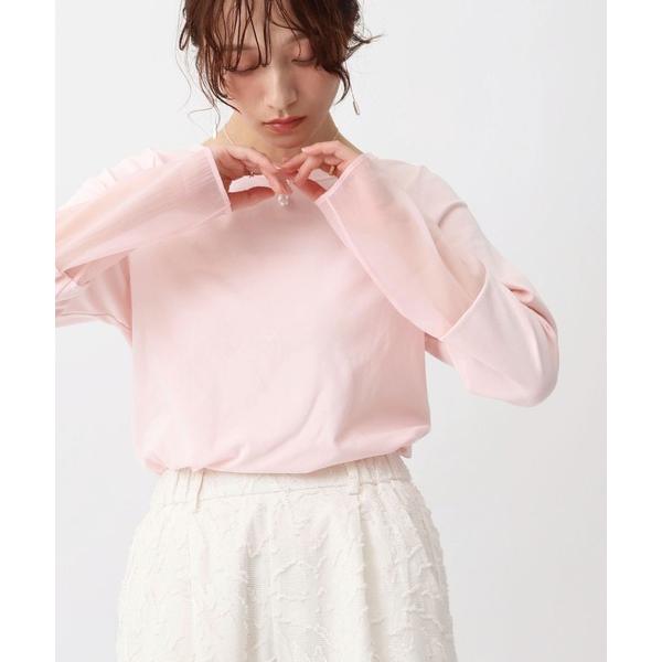 ZOZO問い合わせ番号:104919413ショップ:Chaco closet，チャコクローゼットブランド:NOAHL，ノアル商品名:【NOAHL】袖シアーロンTカテゴリ:トップス>Tシャツ/カットソーブランド品番:nltp516-26...