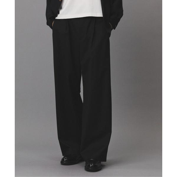 ZOZO問い合わせ番号:104920061ショップ:PUBLIC TOKYO，パブリック トウキョウブランド:PUBLIC TOKYO，パブリックトウキョウ商品名:Dailymotion Slacks /春服/ワイド/ハリ感/ワンタックカテ...