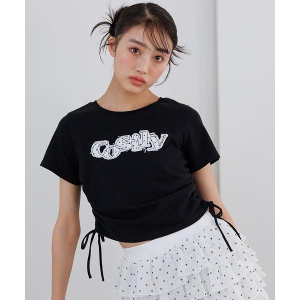 ZOZO問い合わせ番号:104920066ショップ:repipi armario，レピピアルマリオブランド:repipi armario，レピピ アルマリオ，10C REPIPI，ジューシーレピピ商品名:ワッペンシャーリングTシャツ【綿10...