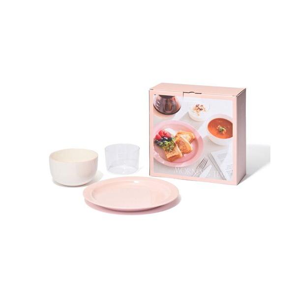 ZOZO問い合わせ番号:104955459ショップ:Francfranc，フランフランブランド:Francfranc，フランフラン商品名:スターター3点セット モーニングタイム ピンク 食器 レンジ対応 食洗機対応 皿カテゴリ:食器/キッチ...