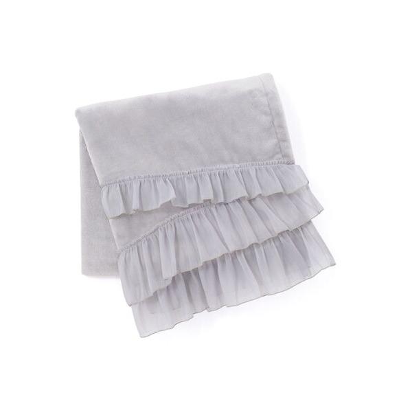 ZOZO問い合わせ番号:104955519ショップ:Francfranc，フランフランブランド:Francfranc，フランフラン商品名:なめらか フリル スロー（ひざ掛け） 1500×800 グレー ふわふわ マイクロファイバーカテゴリ:...