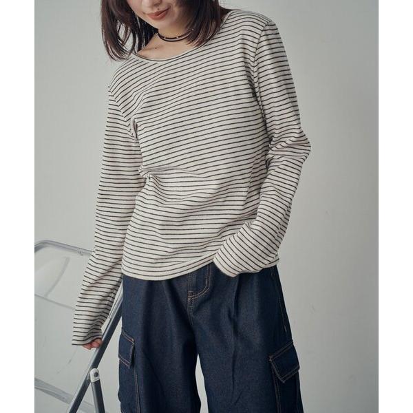 ZOZO問い合わせ番号:104955670ショップ:-goocy-，グーシーブランド:goocy，グーシー，earthy，アーシー商品名:【着回し抜群！】前後2WAYネックプルオーバーカテゴリ:トップス>Tシャツ/カットソーブランド品...