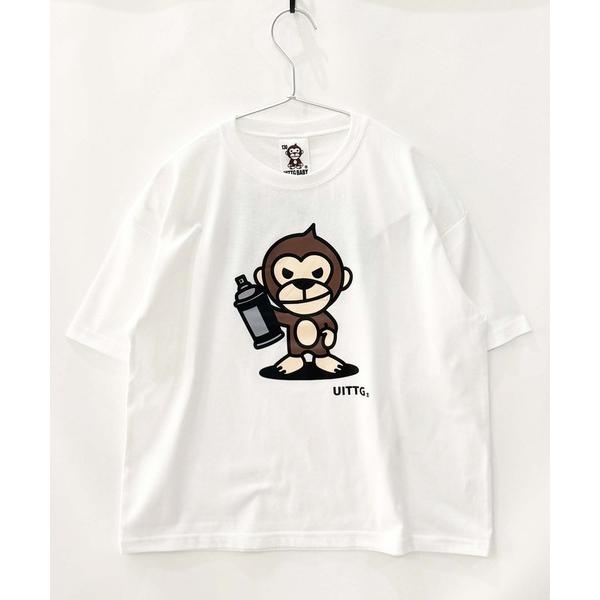 ZOZO問い合わせ番号:104956578ショップ:Auntie Rosa，アンティローザブランド:ZI-ON，ジーオン商品名:【UITTG】ウイッグ オーバーサイズ プリント Tシャツカテゴリ:トップス>Tシャツ/カットソーブランド...