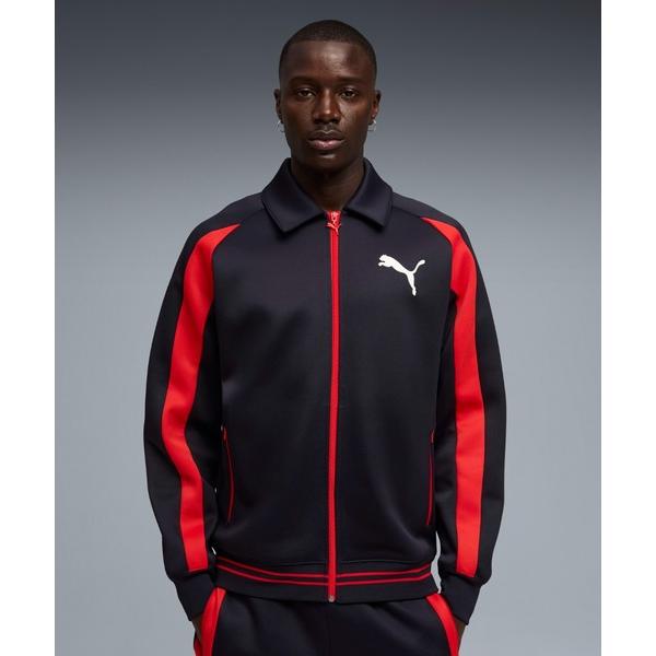 ZOZO問い合わせ番号:104956748ショップ:PUMA STORE ZOZO，プーマストアゾゾブランド:PUMA，プーマ商品名:PUMA プーマ メンズ T7 リラックスド ビッグ キャット トラックジャケット DKカテゴリ:トップス...