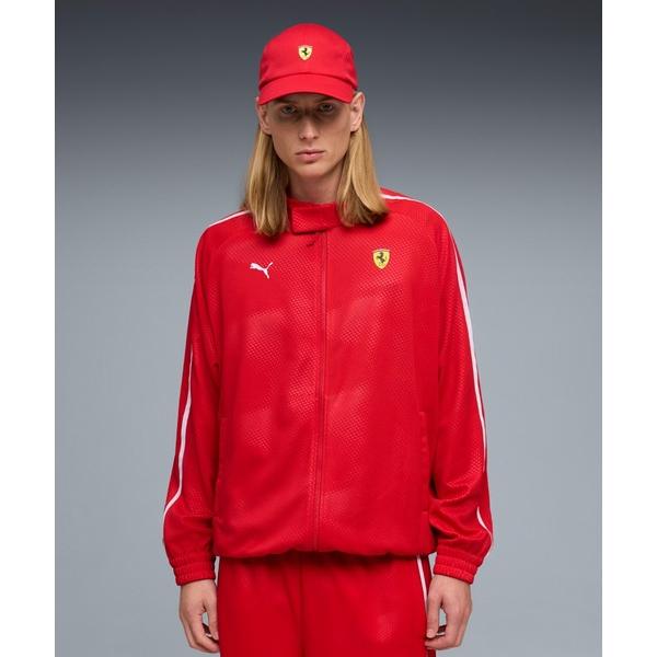 ZOZO問い合わせ番号:104956759ショップ:PUMA STORE ZOZO，プーマストアゾゾブランド:PUMA，プーマ商品名:PUMA プーマ メンズ フェラーリ T7 オーバーサイズ トラックジャケット Ferrarカテゴリ:トッ...