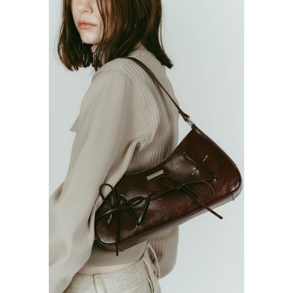 ZOZO問い合わせ番号:104956948ショップ:Knuth Marf，クヌースマーフブランド:Knuth Marf，クヌースマーフ商品名:ribbon accent bag/blackカテゴリ:バッグ>ハンドバッグブランド品番:K...