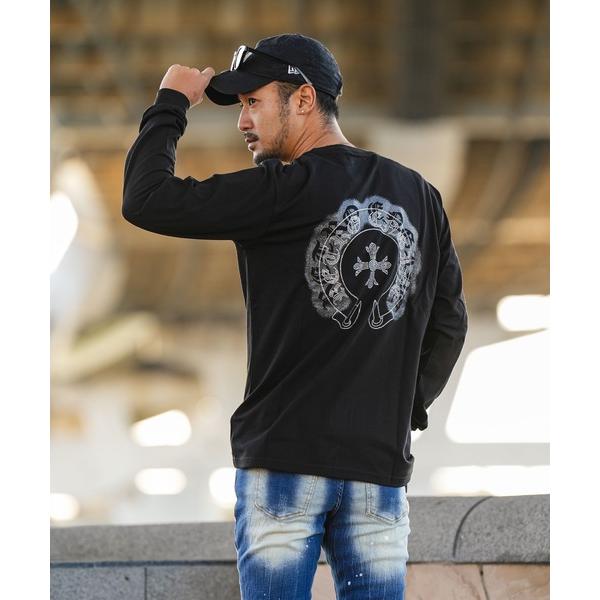 ZOZO問い合わせ番号:104956955ショップ:adamsJUGGLER，アダムスジャグラーブランド:adamsJUGGLER，アダムスジャグラー商品名:RTEG R.Sクロスロンティーカテゴリ:トップス>Tシャツ/カットソーブラ...