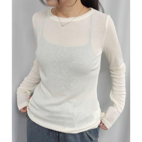 『タイムセール実施中』ZOZO問い合わせ番号:104957110ショップ:CORNERS，コーナーズブランド:Lots of Love，ロッツオブラブ商品名:シアーフライスボートネックプルオーバーカテゴリ:トップス>Tシャツ/カットソ...