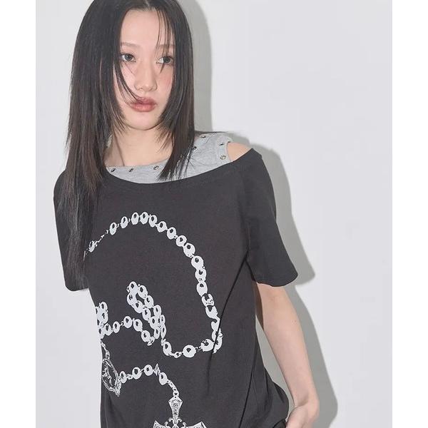 『タイムセール実施中』ZOZO問い合わせ番号:104957305ショップ:ECHEL，エシェルブランド:FANCY CLUB，ファンシークラブ商品名:◇FANCYCLUB◇ブランド直輸入正規品/ロザリー・ノワレ Tシャツ ROSARY NO...