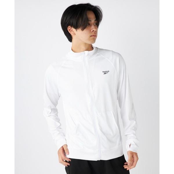 ZOZO問い合わせ番号:104957610ショップ:OP/RUSTY，オーピー/ラスティーブランド:Reebok，リーボック商品名:【Reebok:リーボック】スムースUVラッシュガード　ジップアップ　UVジャケット　UV遮蔽率95%以上カ...