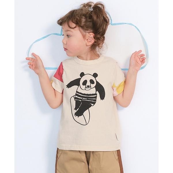 『タイムセール実施中』ZOZO問い合わせ番号:104957781ショップ:MARKEY'S，マーキーズブランド:JIPPON，ジポン，MARKEY'S，マーキーズ商品名:【JIPPON/日本製】半袖パッチワークパンダTカテゴリ:トップス&g...